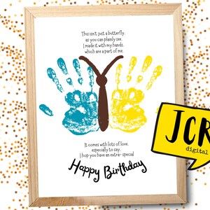 Birthday Handprint Poem Craft Toddler Craft Handprint Keepsakes Crafts ...