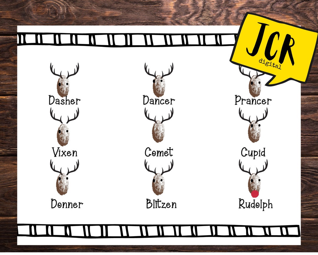 Reindeer Craft christmas Handprint Art Rudolph Craft Handprint Keepsake ...