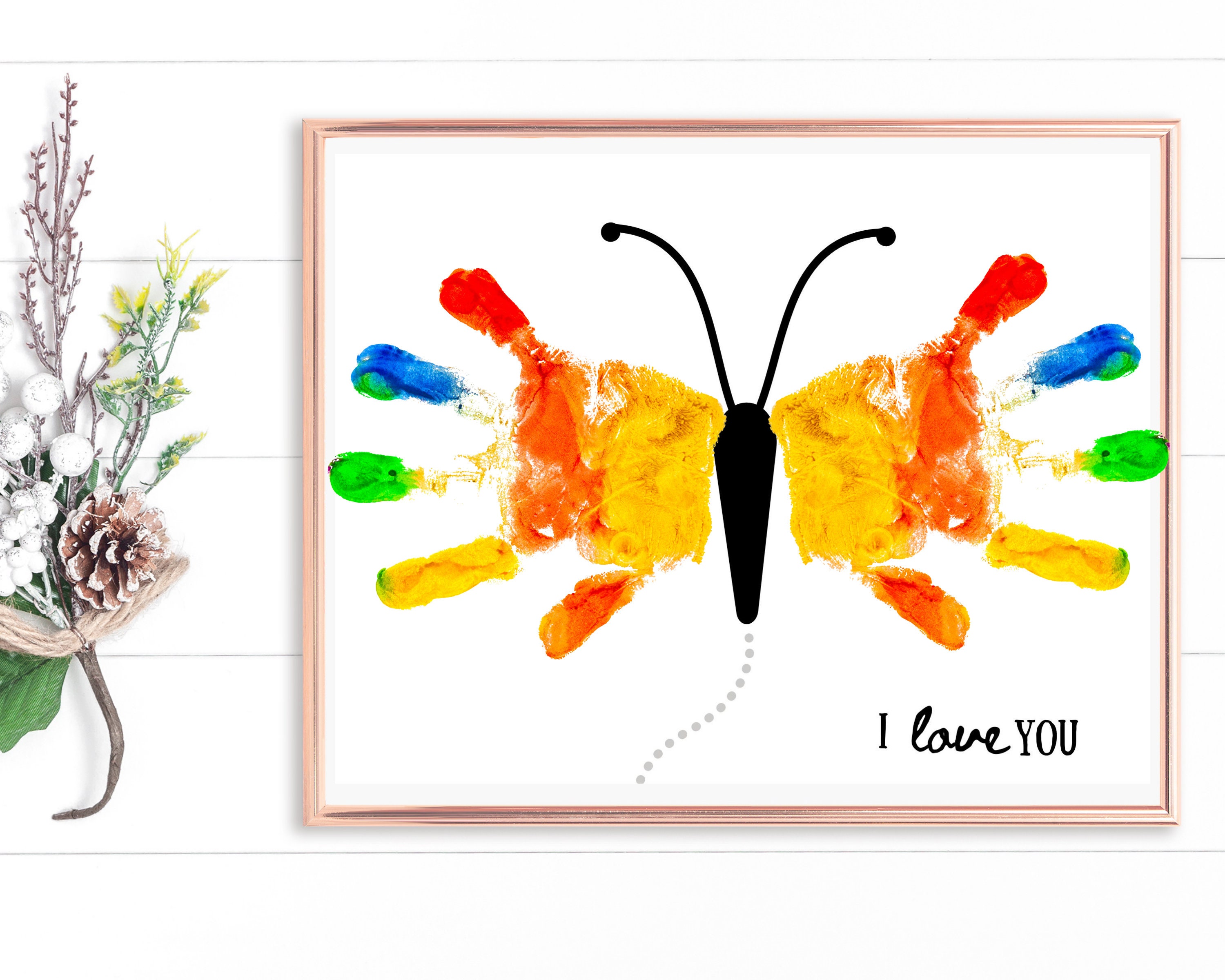 Handprint Paint Butterfly