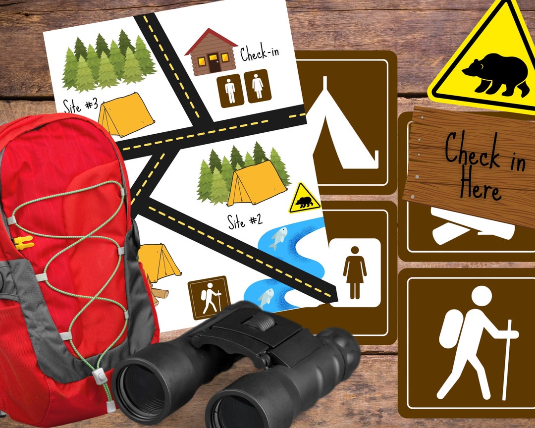 Pretend Play Camping Pretend Play Campground Camping Printable Pretend ...