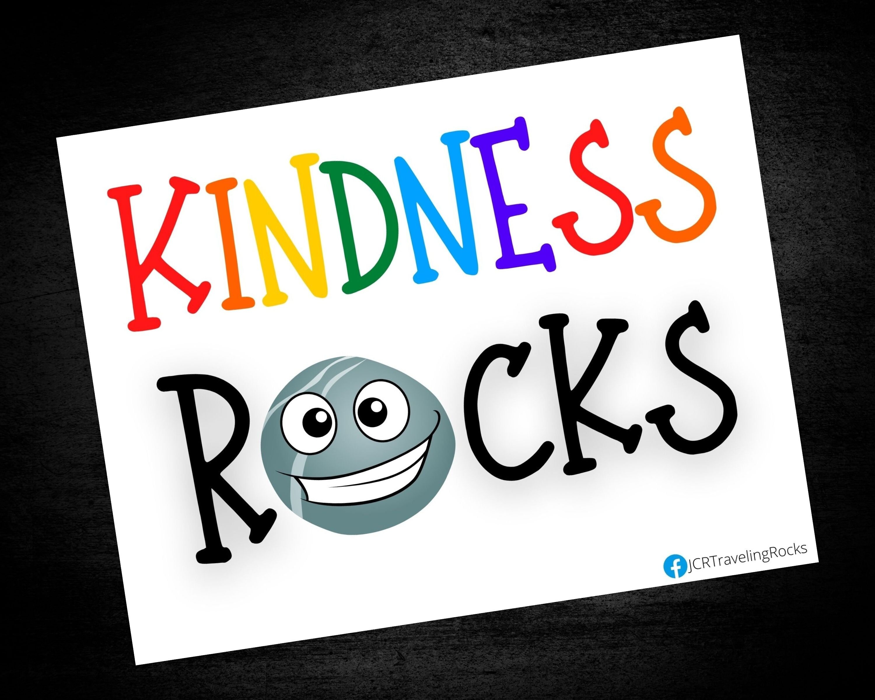 Kindness Rocks Sign Painted Rocks JCR Traveling Rocks | Etsy