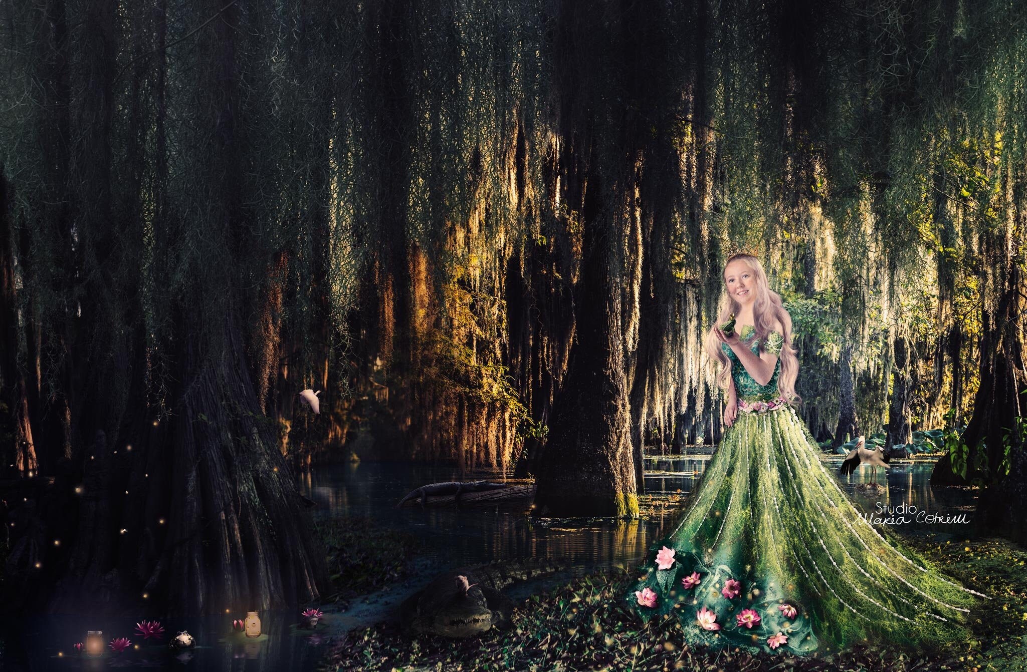 Louisiana Blues (swamp Inspired) Digital Dress/ Layered PSD Digital ...