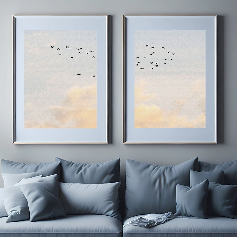 Flying Bird Print - Etsy