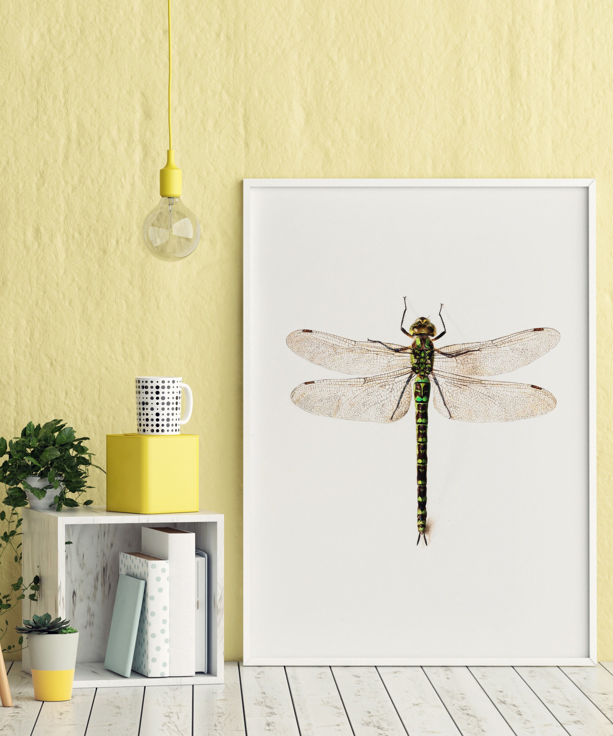Dragonfly Printinsect Art Printvintage Dragonfly Wall Art - Etsy