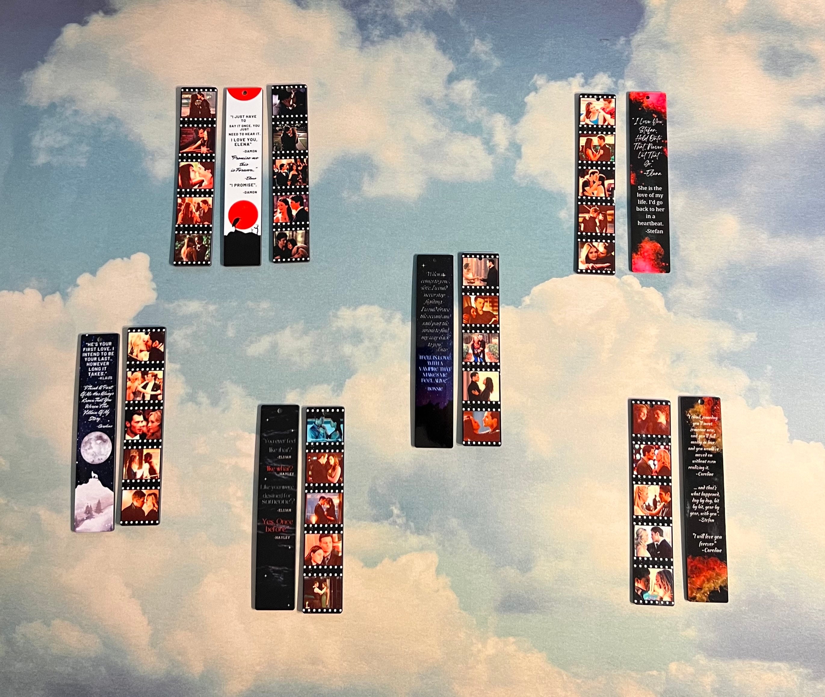 TVD Couples| Klaroline |TV Show Inspired Bookmarks | Wood Bookmark ...