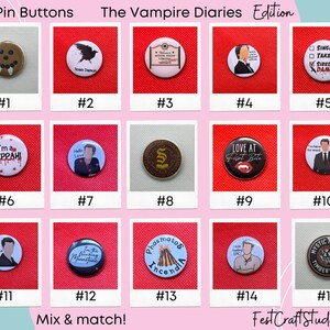 Pin Buttons| the Vampire Diaries| the Originals| Buttons Sets| TV Show ...