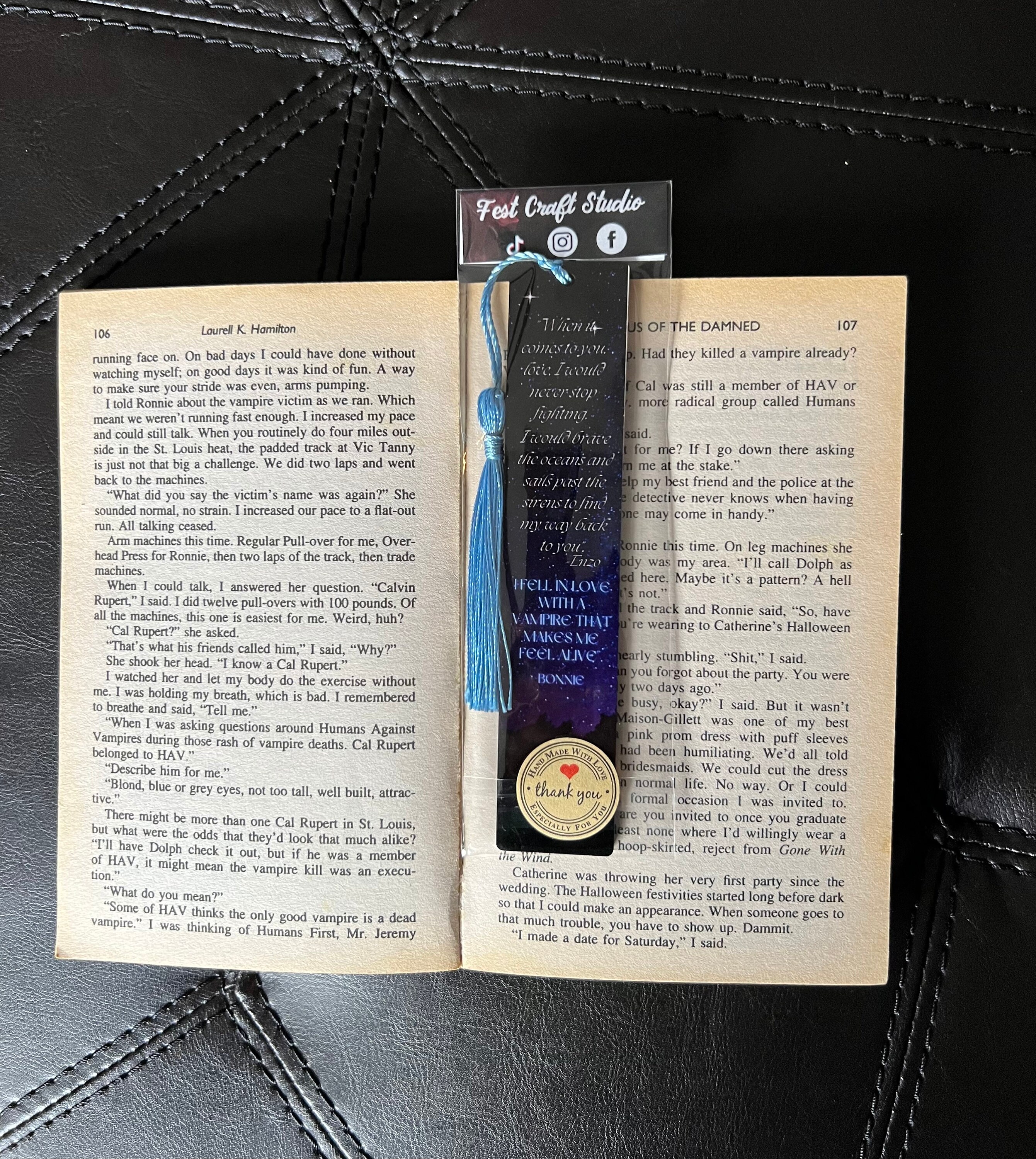 TVD Couples| Benzo |TV Show Inspired Bookmarks | Wood Bookmark| Gift ...