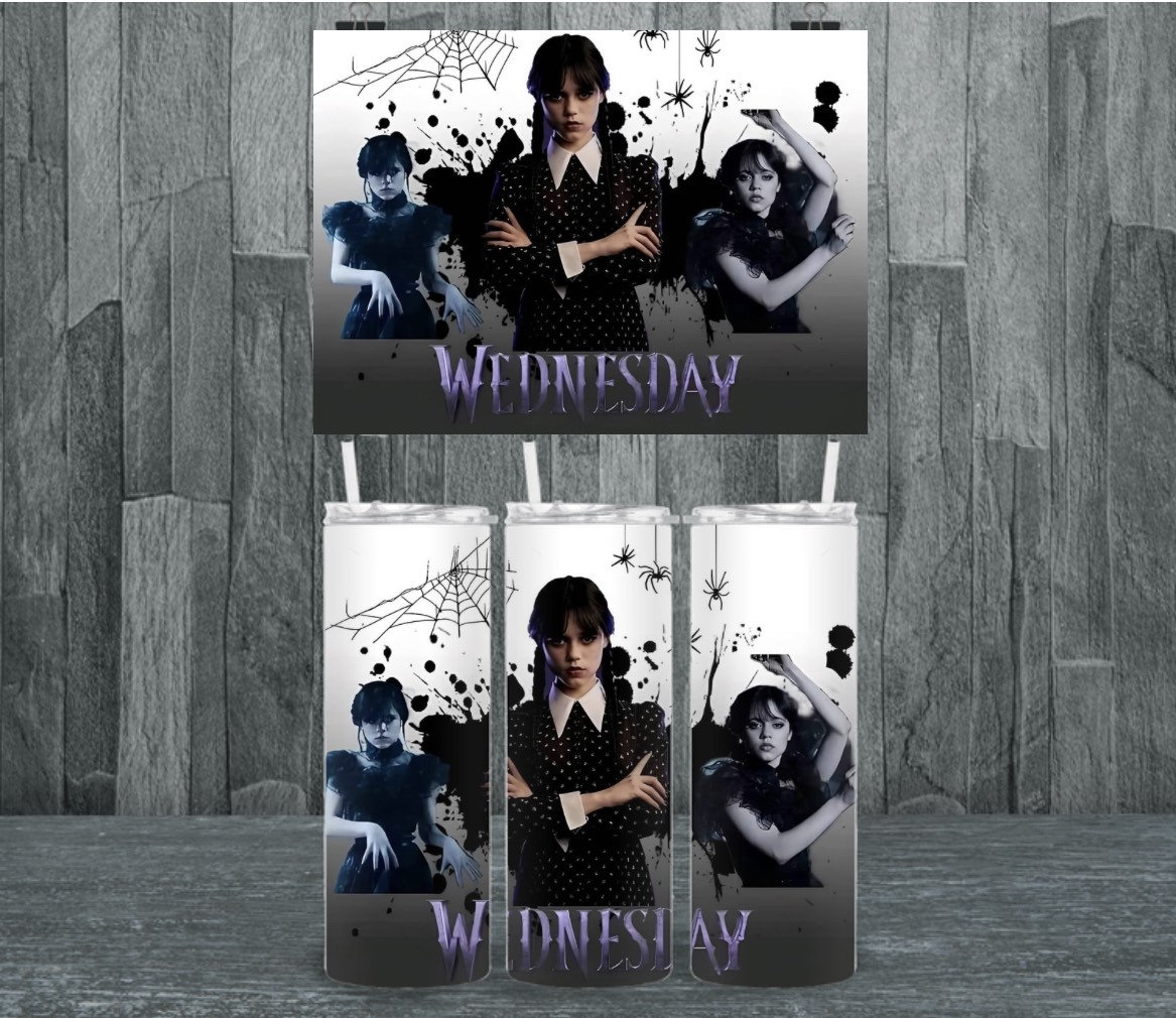Wednesday Addams | Dancing Wednesday |wednesday Addams 20oz Tumbler ...