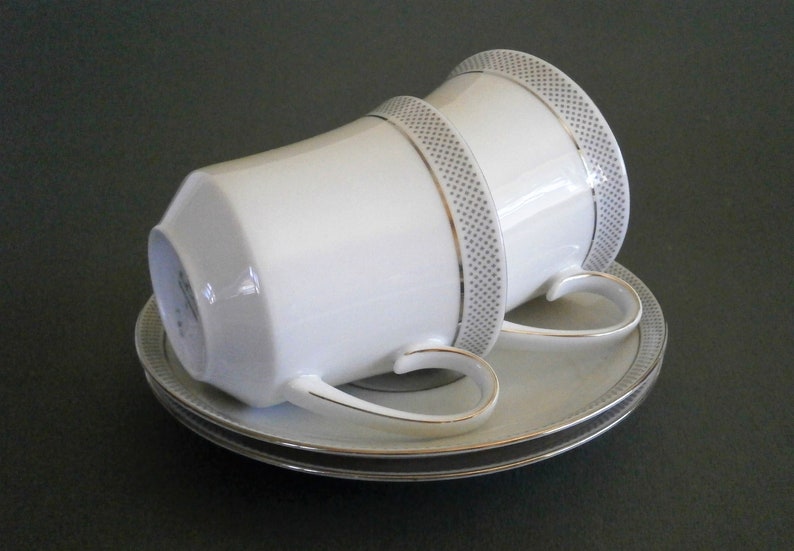 ESCHENBACH Bavaria Porcelain Set of Two Tea Cup and Saucers - Etsy