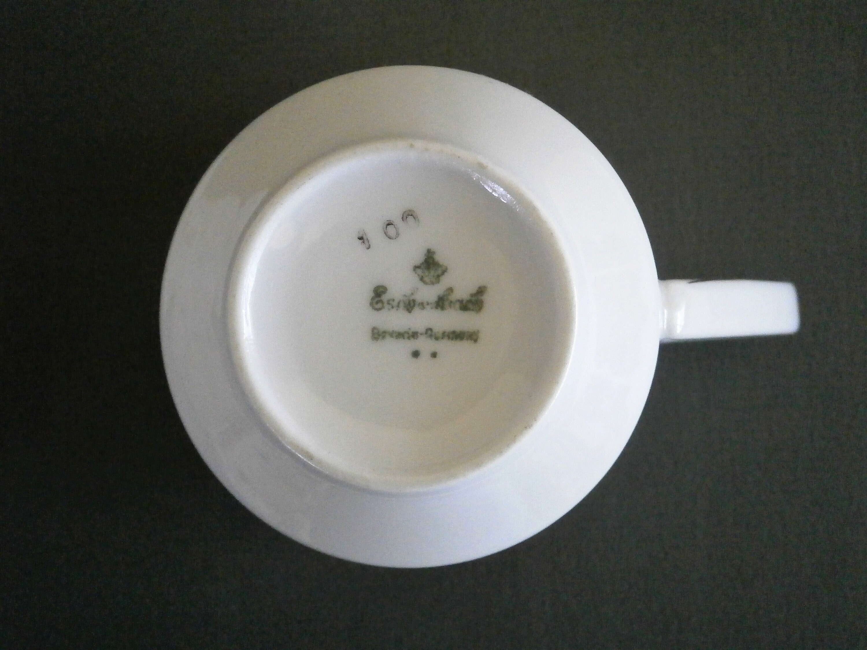 ESCHENBACH Bavaria Porcelain Set of Two Tea Cup and Saucers Vintage ...