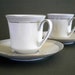ESCHENBACH Bavaria Porcelain Set of Two Tea Cup and Saucers Vintage ...