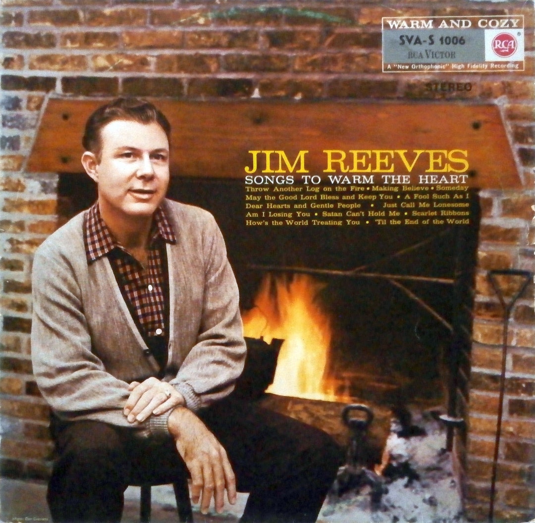 Jim Reeves (songs to Warm the Heart) LP 33/RPM RCA Victor Warm and Cozy ...