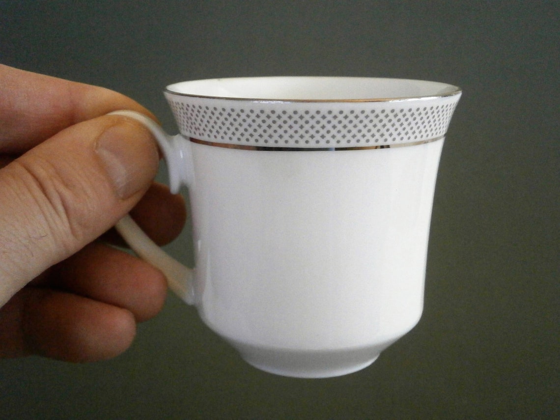 ESCHENBACH Bavaria Porcelain Set of Two Tea Cup and Saucers Vintage ...