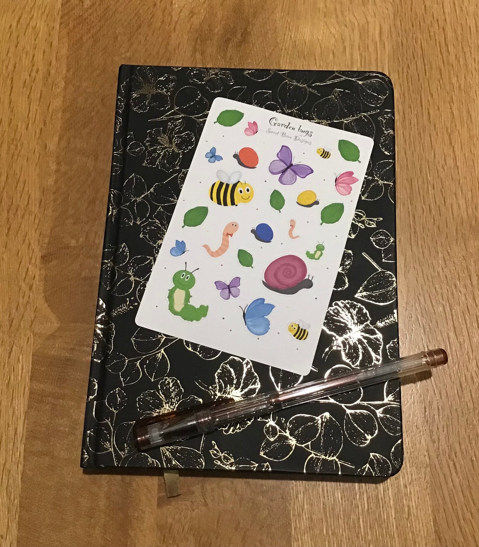 Cute Garden Bugs Sticker Sheet - Etsy