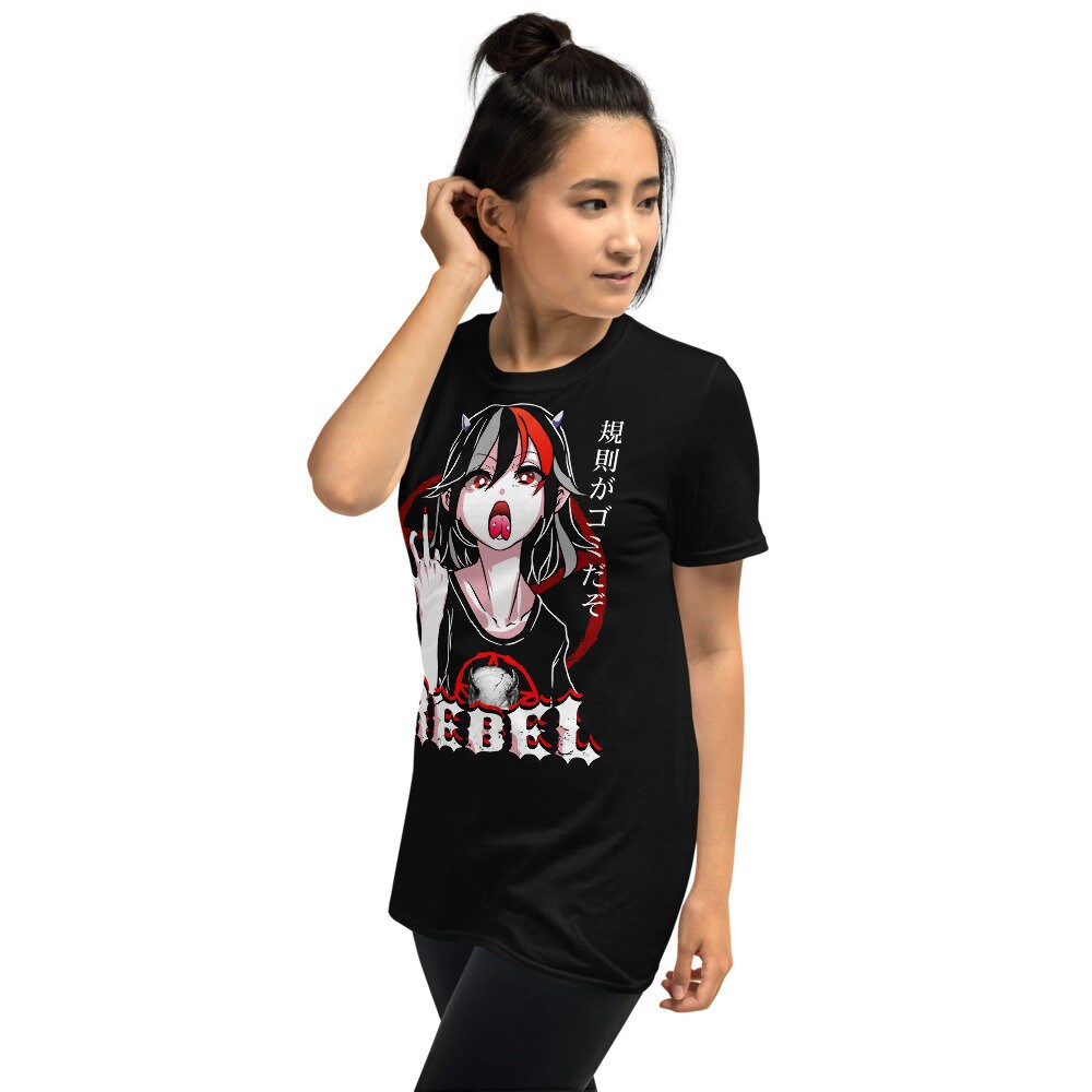 KAWAII REBEL Snake Tongue Girl, Cute Heavy Metal Anime Girl