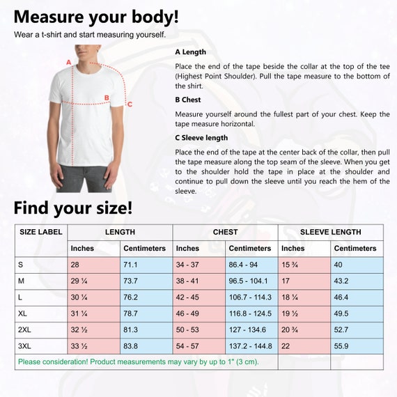 Beachbody Measurement Chart For Men