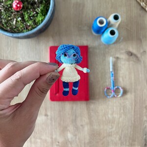 Tiny Sadness Amigurumi Crochet Pattern – Blue Emotions Inspired Mini ...