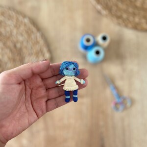 Tiny Sadness Amigurumi Crochet Pattern – Blue Emotions Inspired Mini ...