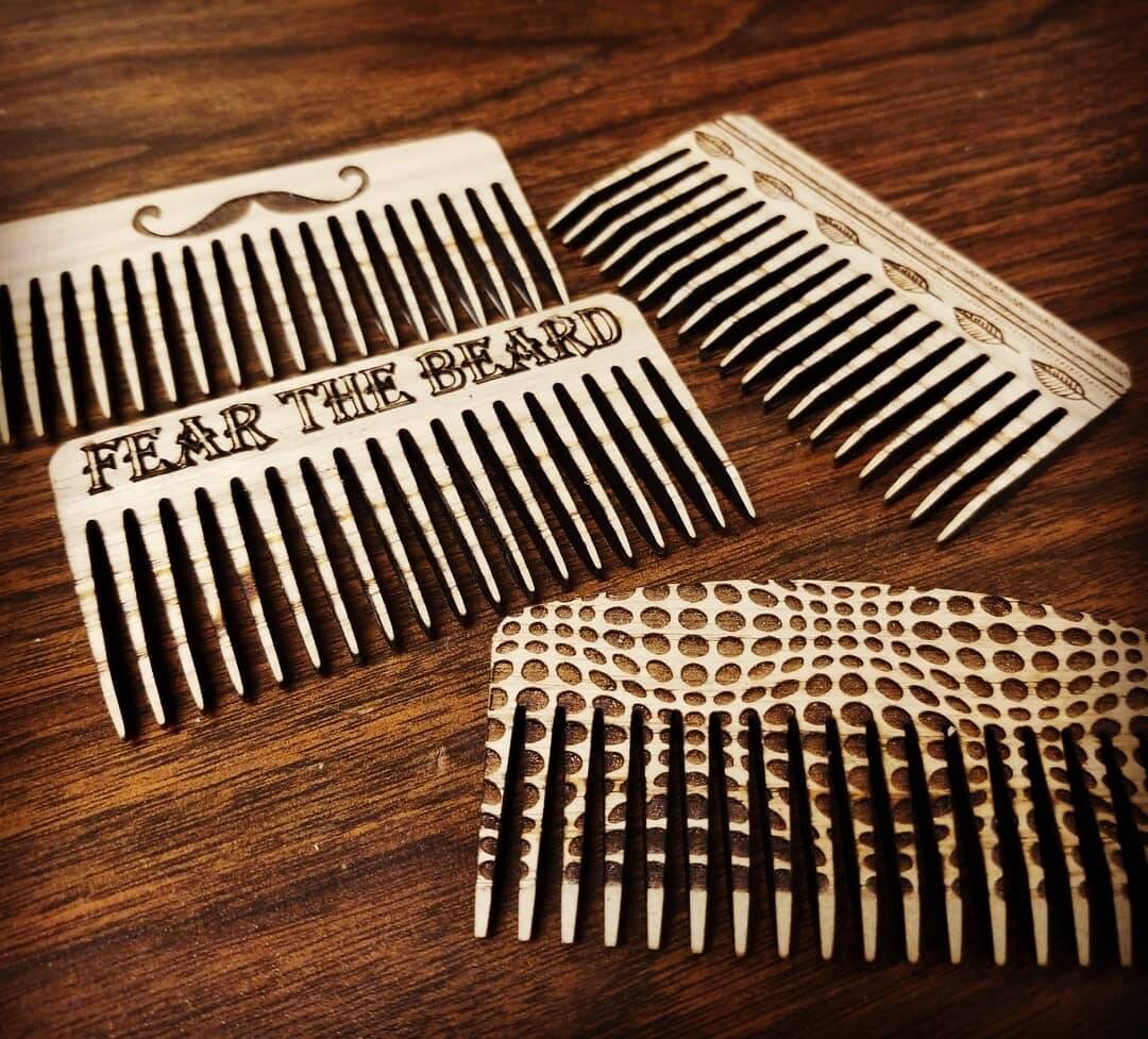 Laser Cut Beard Combs - Etsy