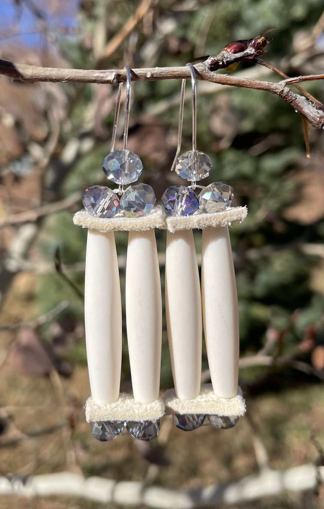 One Tier Hair Pipe Earrings - Etsy