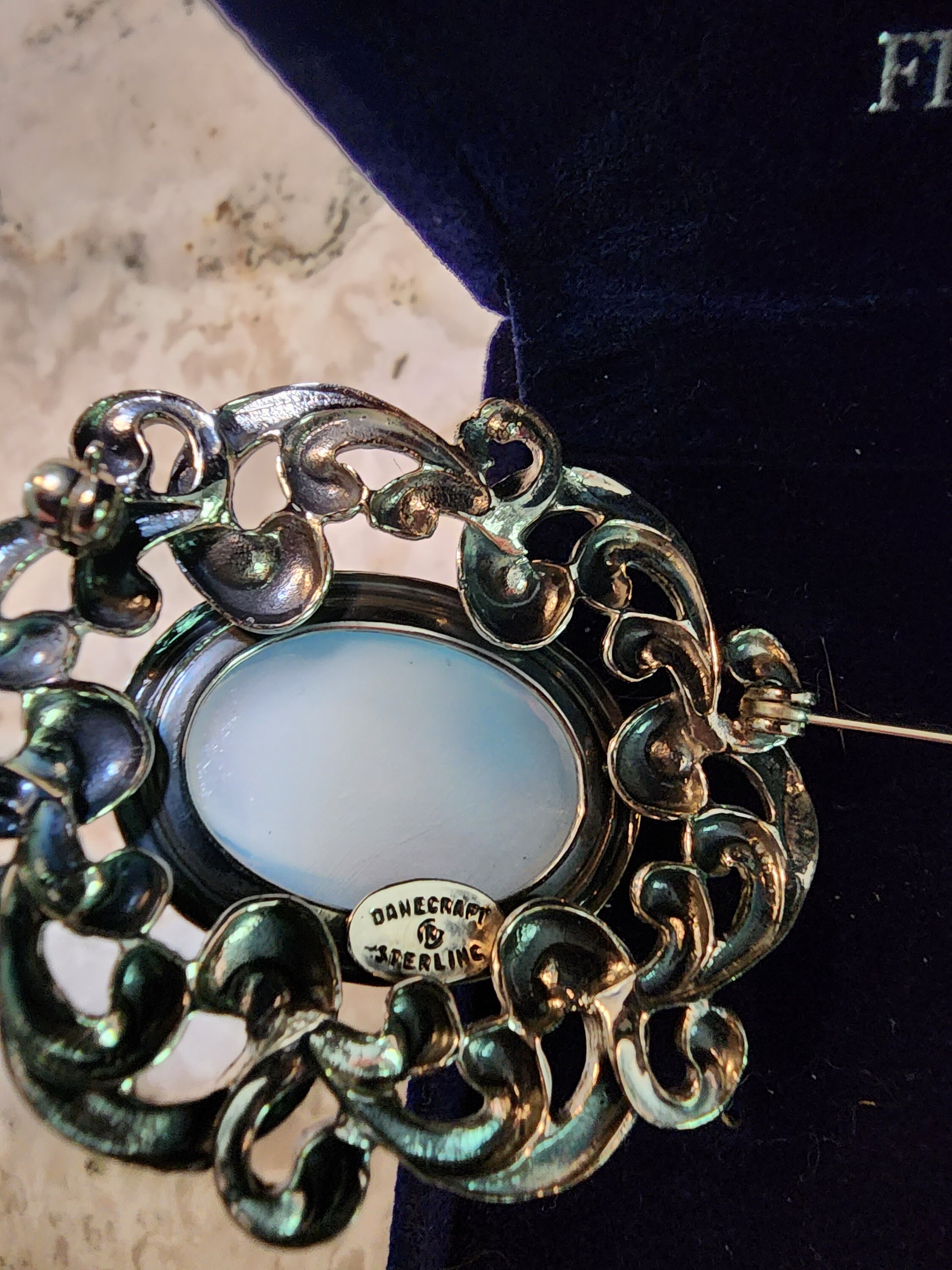 Vintage Danecraft Brooch - Etsy