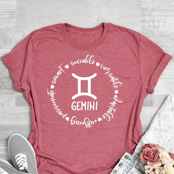 Gemini T Shirt - Etsy