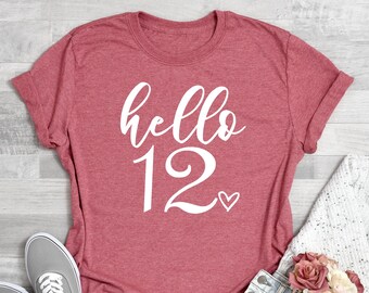 12 Birthday Shirt | Etsy
