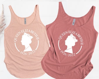 Queen Elizabeth Tank Top - Etsy