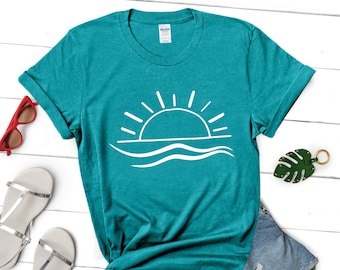 Beach Tshirt | Etsy
