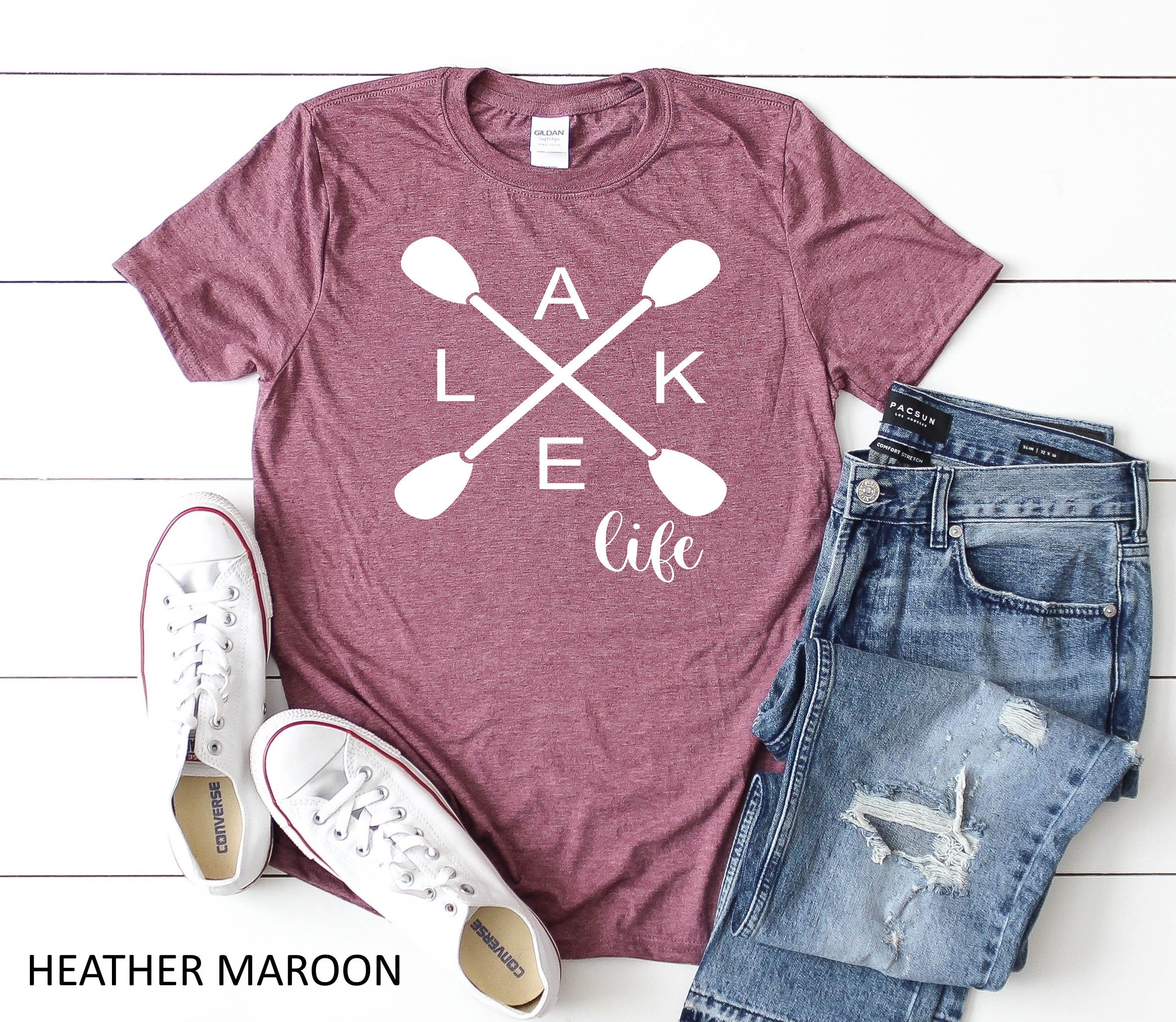 Lake Life T Shirt Lake Shirt Funny Lake and Kayak Shirt | Etsy