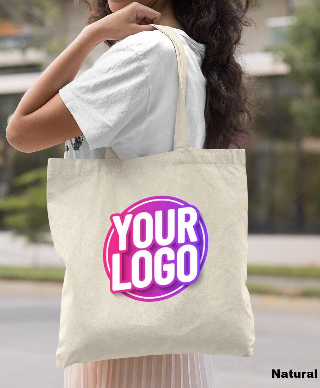 Custom Logo Bag, Custom Logo Design Tote Bag, Promotional Tote Bag ...