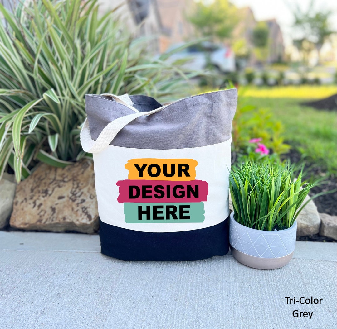Personalized Tote Bag, Custom Tote Bags, Logo Tote Bag, Design Your Own ...