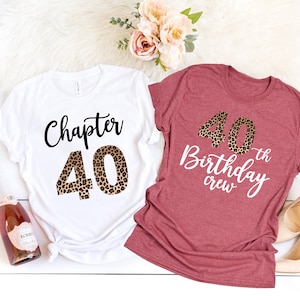 Chapter 40 Tank Top, 40th Birthday Shirt, 40th Birthday Gift, 40th ...
