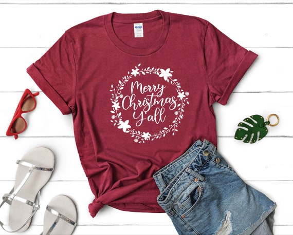 Christmas TShirts Merry Christmas Shirt Christmas Shirts for | Etsy