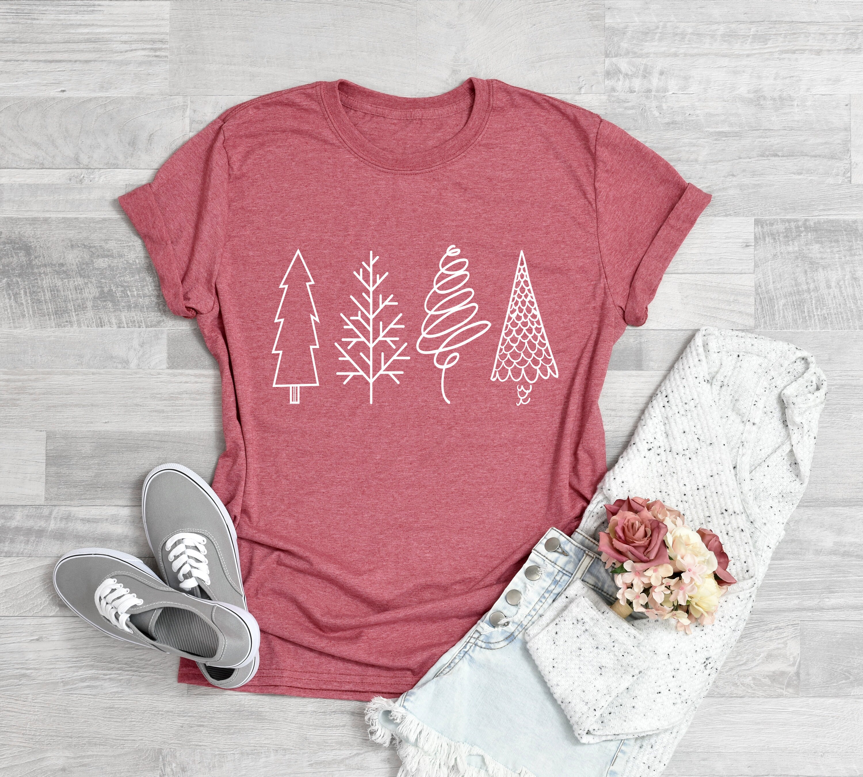 Christmas Tree T-Shirt Christmas Shirt Holiday Party Funny | Etsy