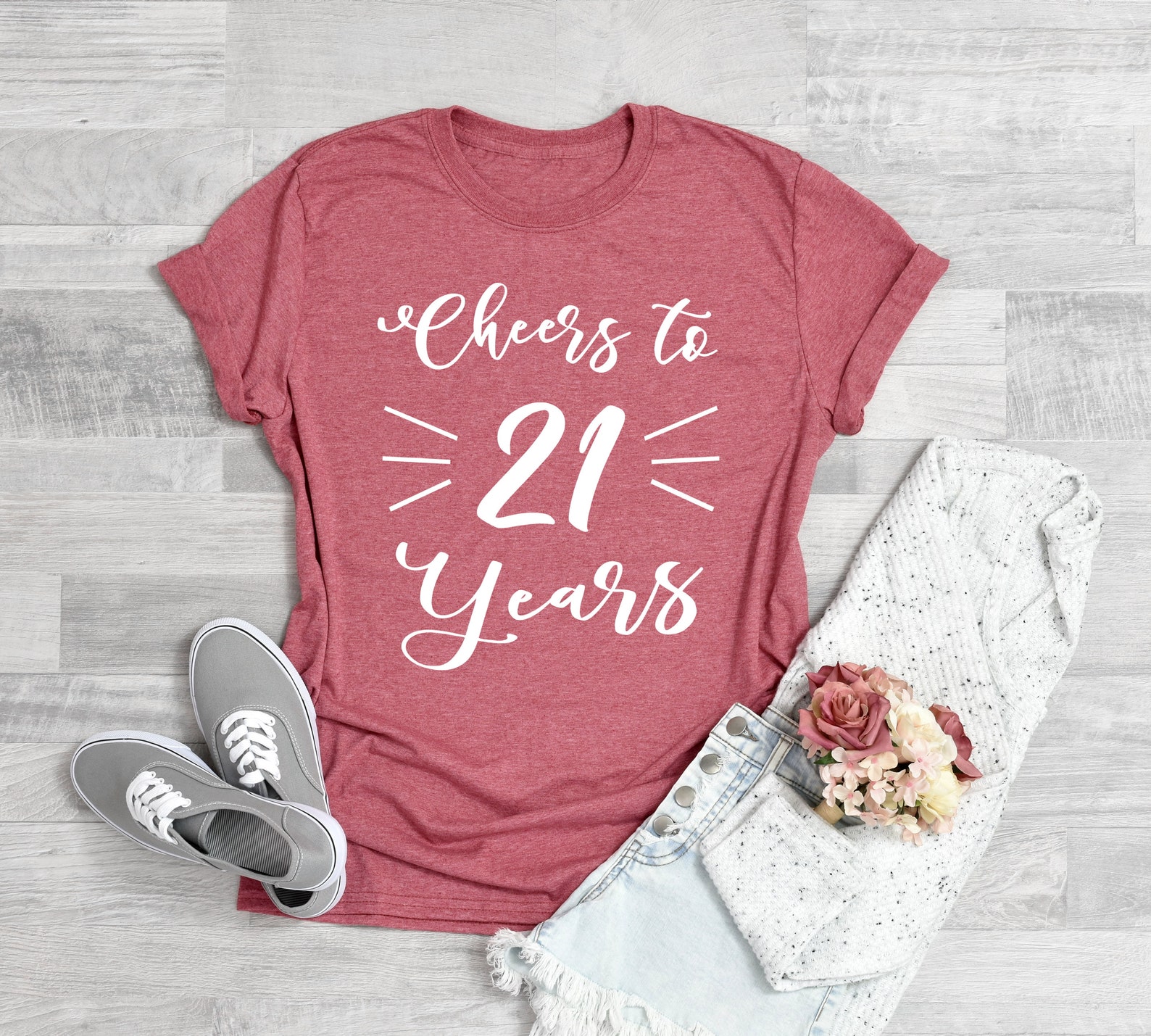 21st Birthday Shirt Birthday Party Tee 21th Birthday T-shirt - Etsy