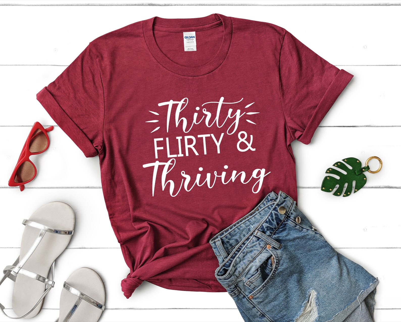 Thirty Flirty Thriving Shirts 30th Birthday Shirt Dirty 30 - Etsy