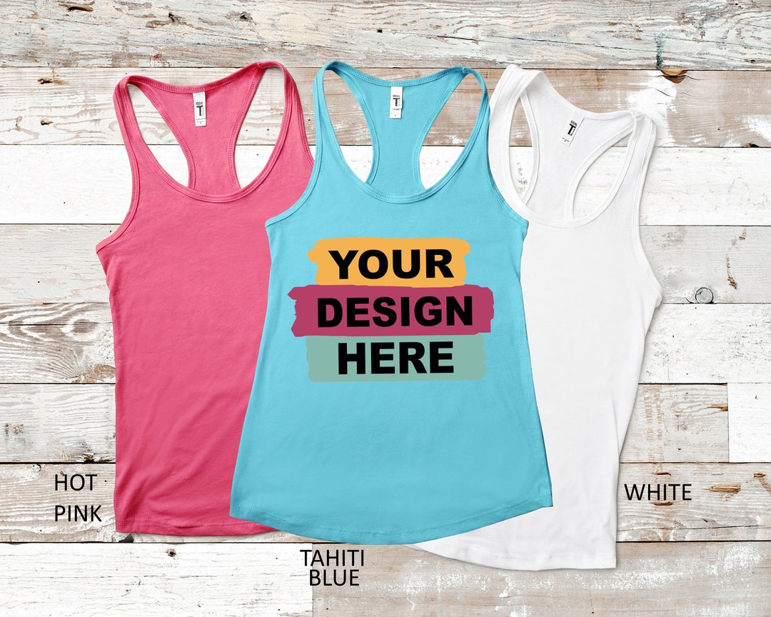 Custom Tank Top, Personalized Tank Top, Custom Text Tank Top, Custom ...