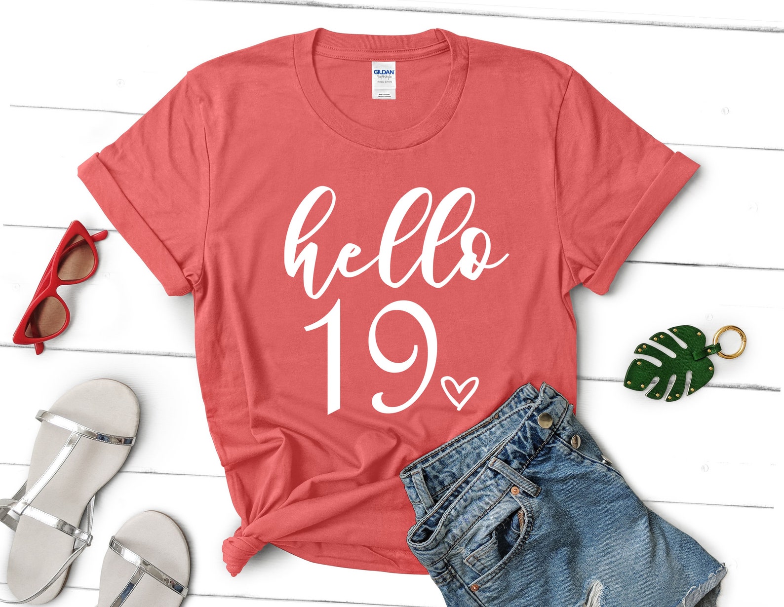 Birthday Shirts Hello 19 Shirt B-day Shirt 19th Birthday | Etsy