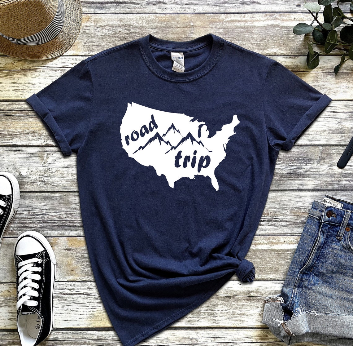 Road Trip Shirt , Road Trip, Travel Shirts, Vacation Shirt, Travel ...