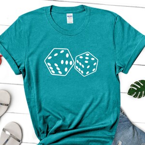 Dice Shirt Gambler Tee Graphic Tee Gambling Tee Las - Etsy