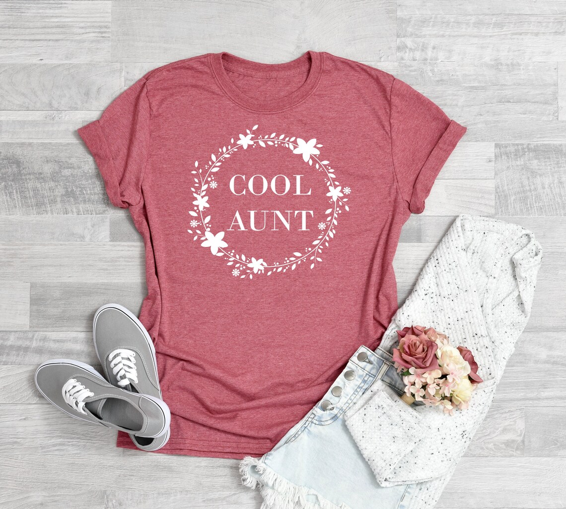 Cool Aunt Shirt Cool Aunt T-shirt Shirts for Aunts Funny | Etsy