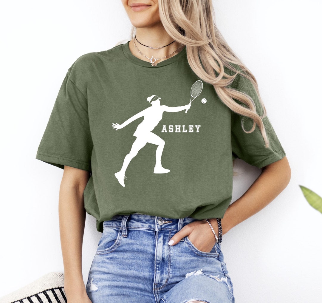 Personalized Tennis Shirt, Personalized Tennis Racket Shirt, Game Day ...