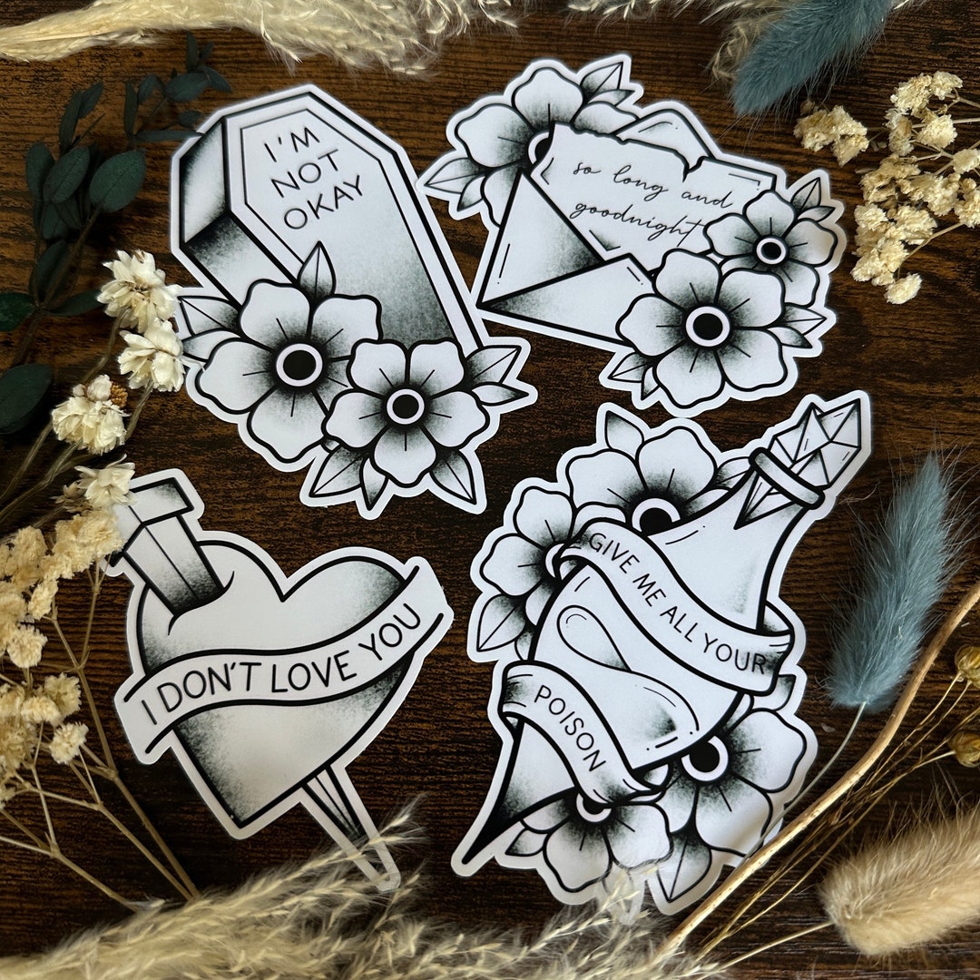 My Chemical Romance Inspired Sticker Pack Part 2 - Three Cheers for ...