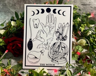 Witch Flash Sheet - Etsy