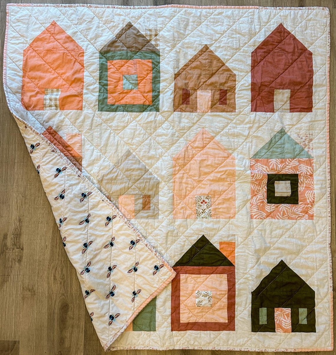Little Houses Quilt PDF Pattern - Instant Download - Etsy