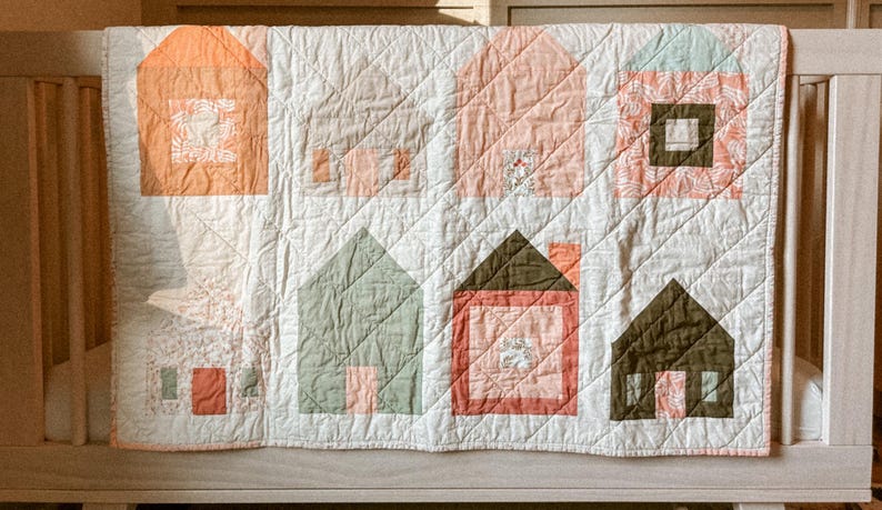Little Houses Quilt PDF Pattern - Instant Download - Etsy