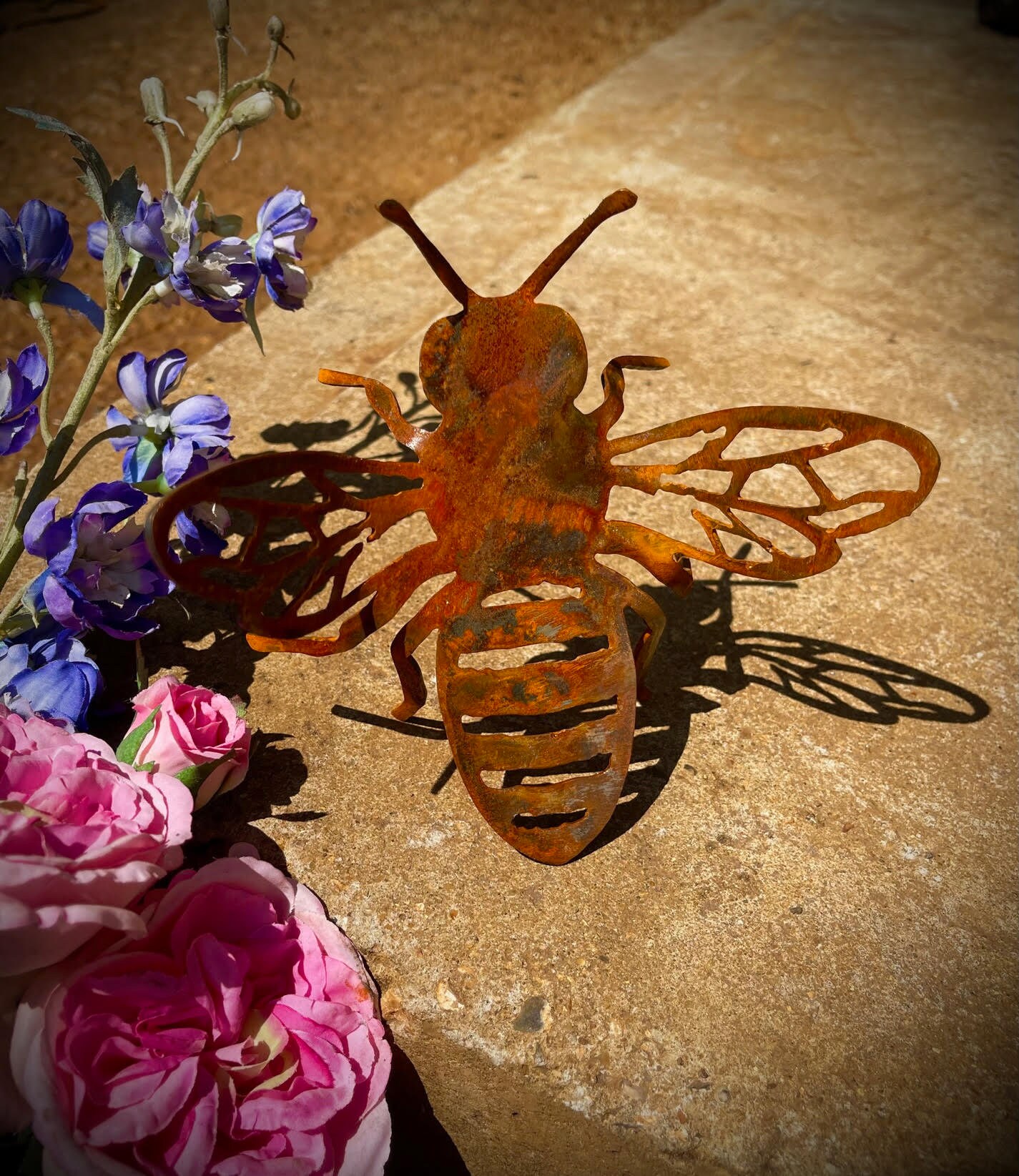 Bumble Bee Wasp Insect Buzz Wildlife Rustic Rusty Garden Art - Etsy