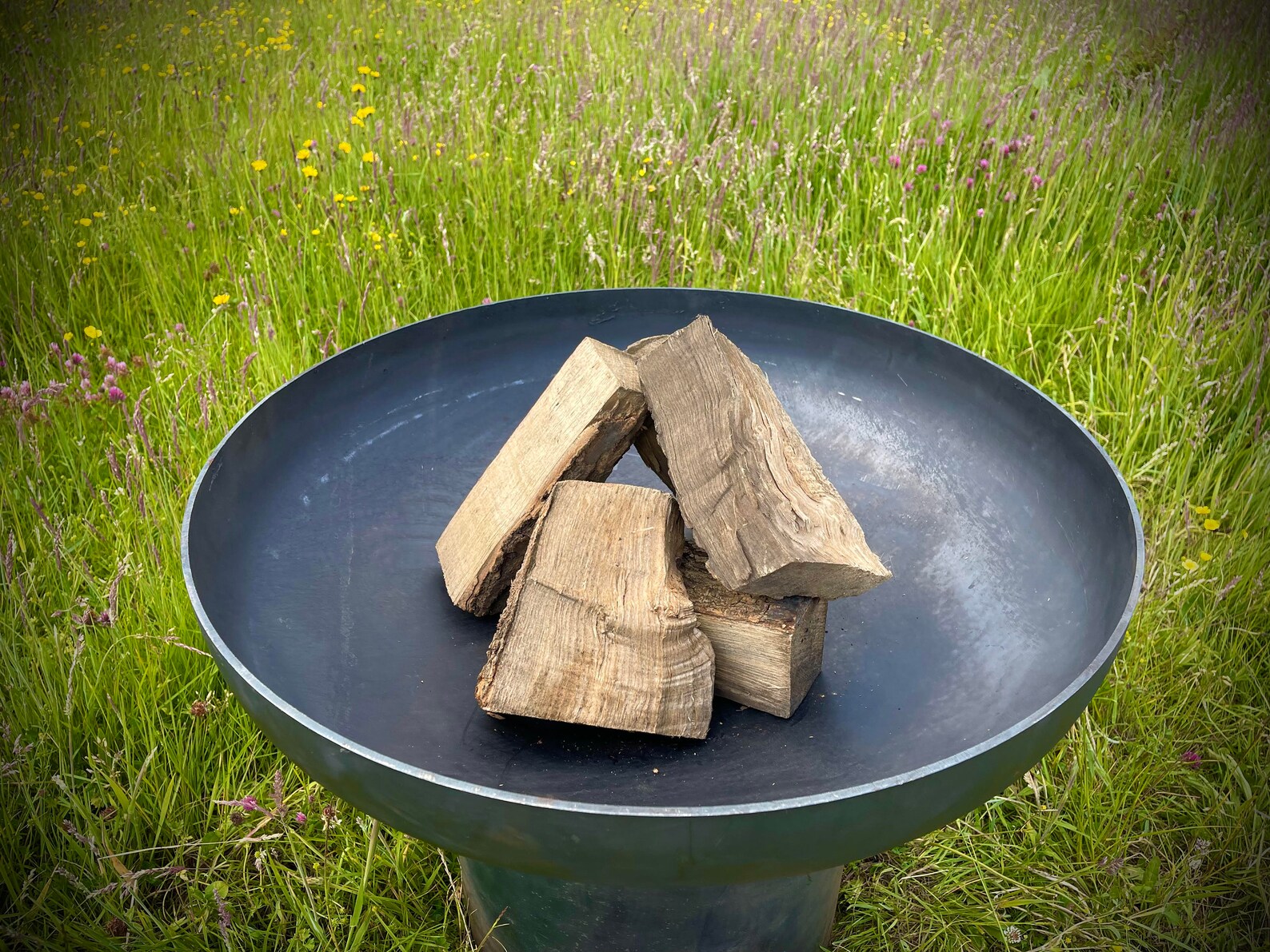 Fire Pit Fire Bowl BBQ Rustic Rusty Garden Art Yard Art Present Gift ...