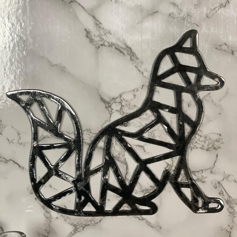 Geometric Fox - Etsy